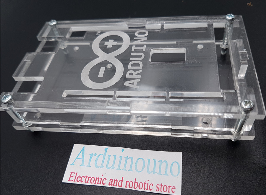 Premium Transparent Box Case acrylic case Arduino Mega 2560 with logo ...