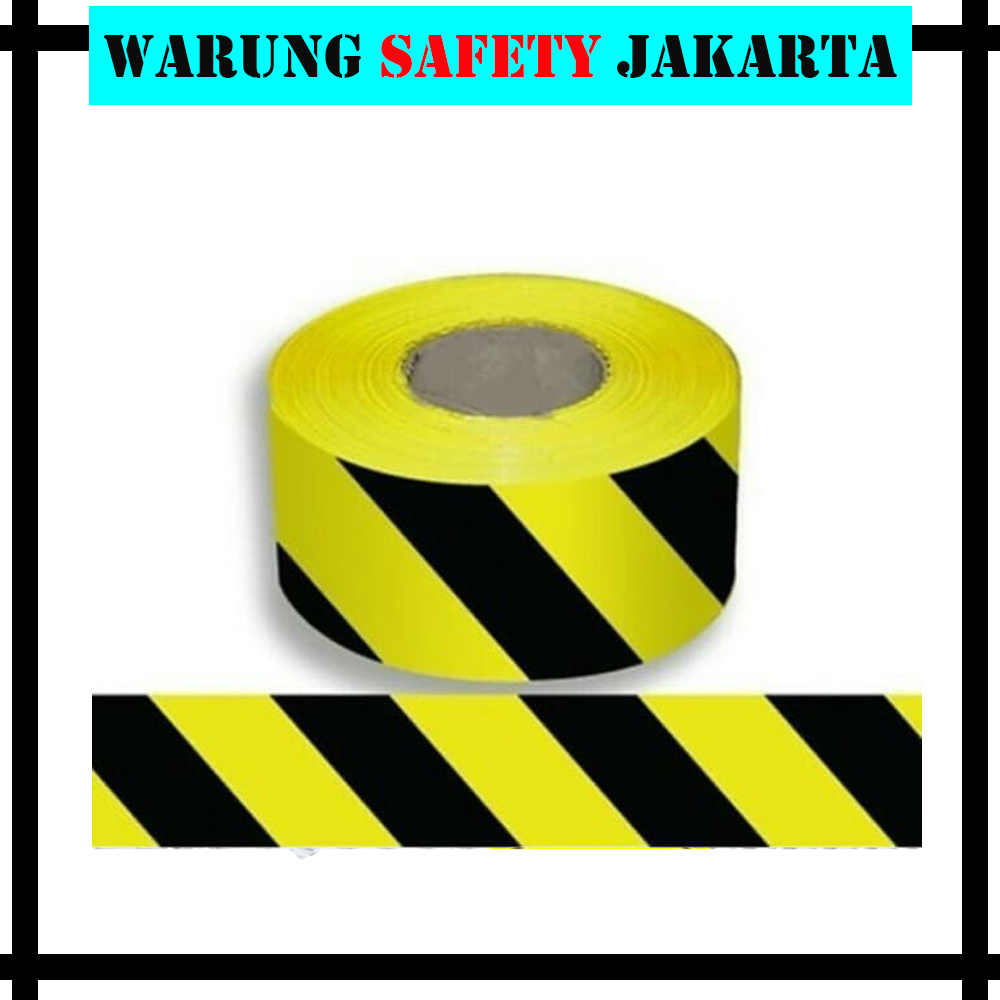 Police Line Kuning Hitam / Garis Polisi 2 Inchi x 3 Meter | Lazada ...