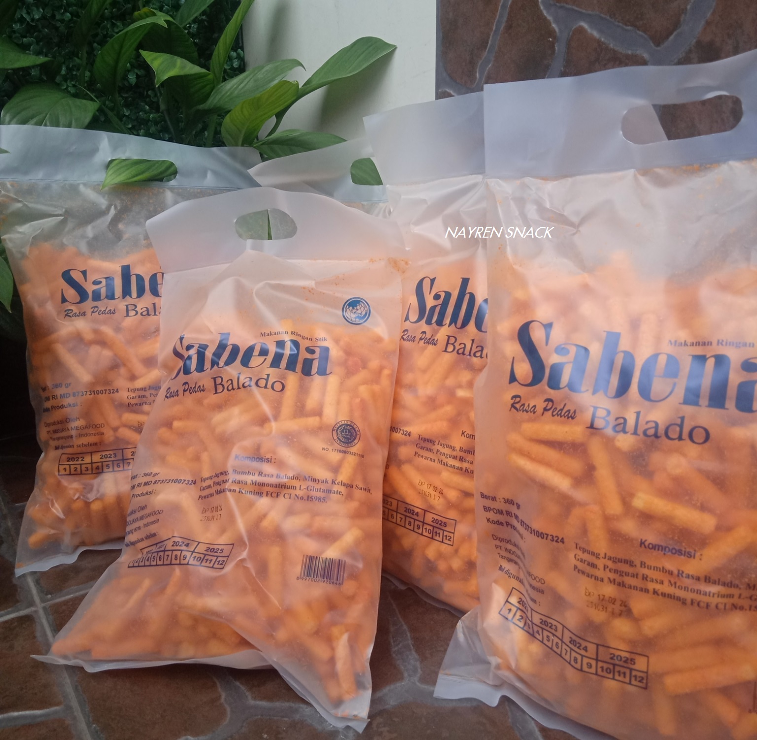 SNACK SABENA JUMBO 360 GRAM/ STIK BALADO SABENA/MAKANAN RINGAN | Lazada ...