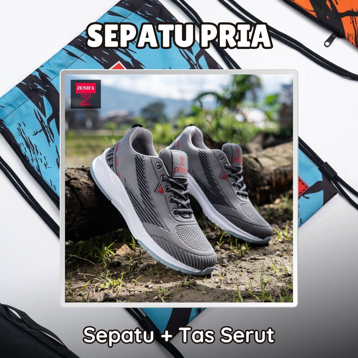 Sepatu Pria Sneakers Zenifa Air Zoom X Street Sport Style 2024 Edition ...