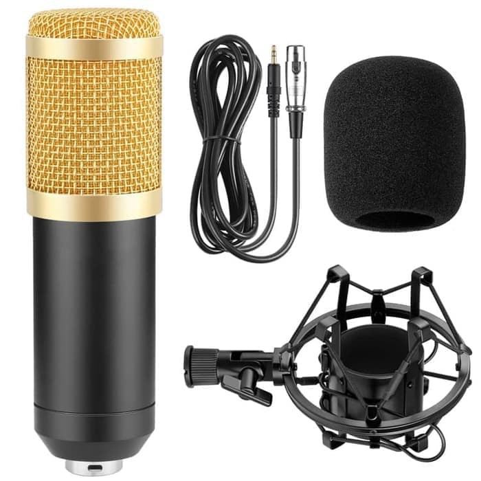 Mic Condenser BM800 ORI TaffStudio Microphone Kondensor BM 800 ORIGINAL ...