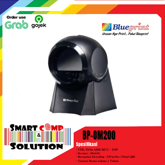 Barcode Scanner Omni Blueprint BP-OM200 2D QRcode wired usb BP OM200 ...
