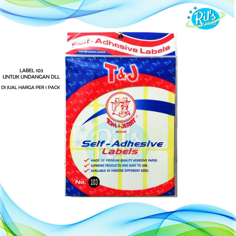Label Undangan Label Tom and Jerry no 103 Label Sticker | Lazada Indonesia