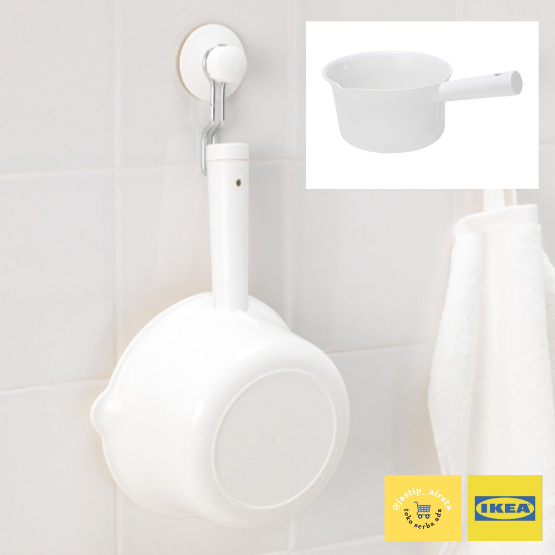 IKEA Gayung air, Gayung mandi, Putih GRUMLAN | Lazada Indonesia