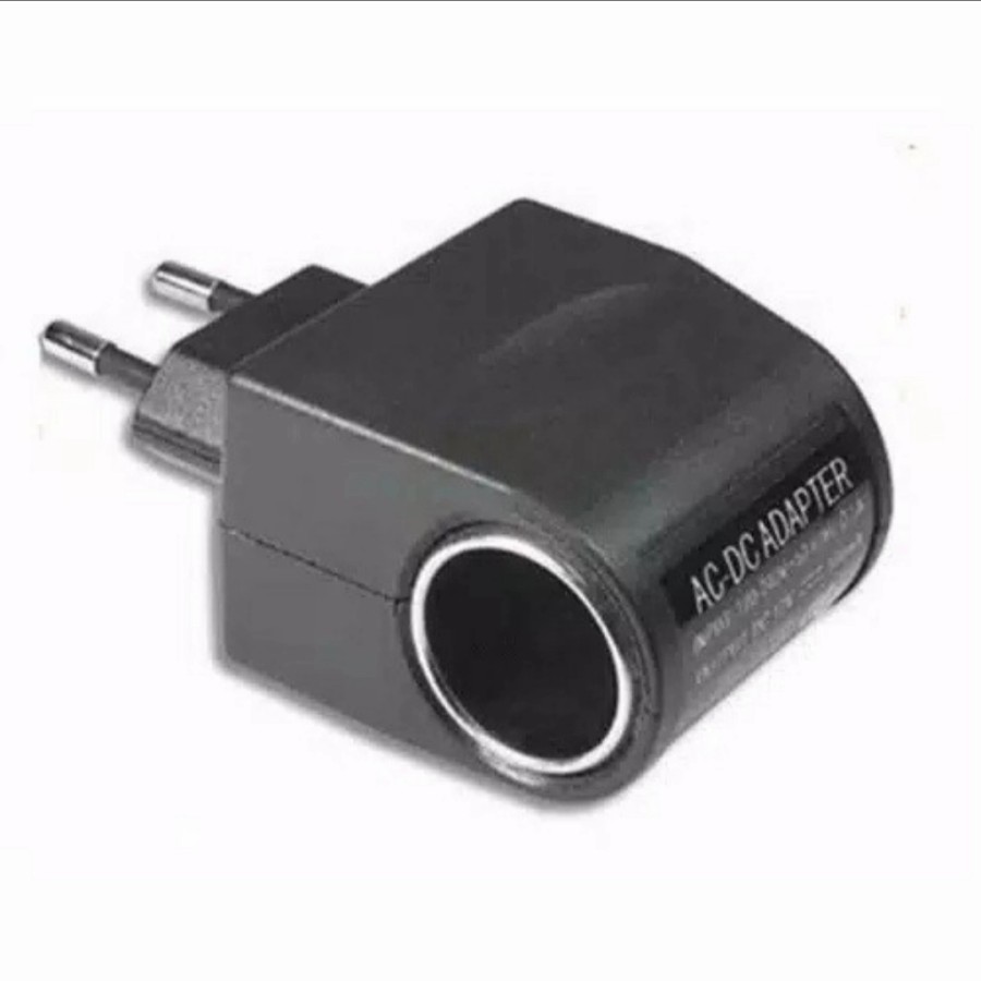 Adaptor Colokan Lighter Mobil ke Listrik 12V 500mA Adaptor Converter ...