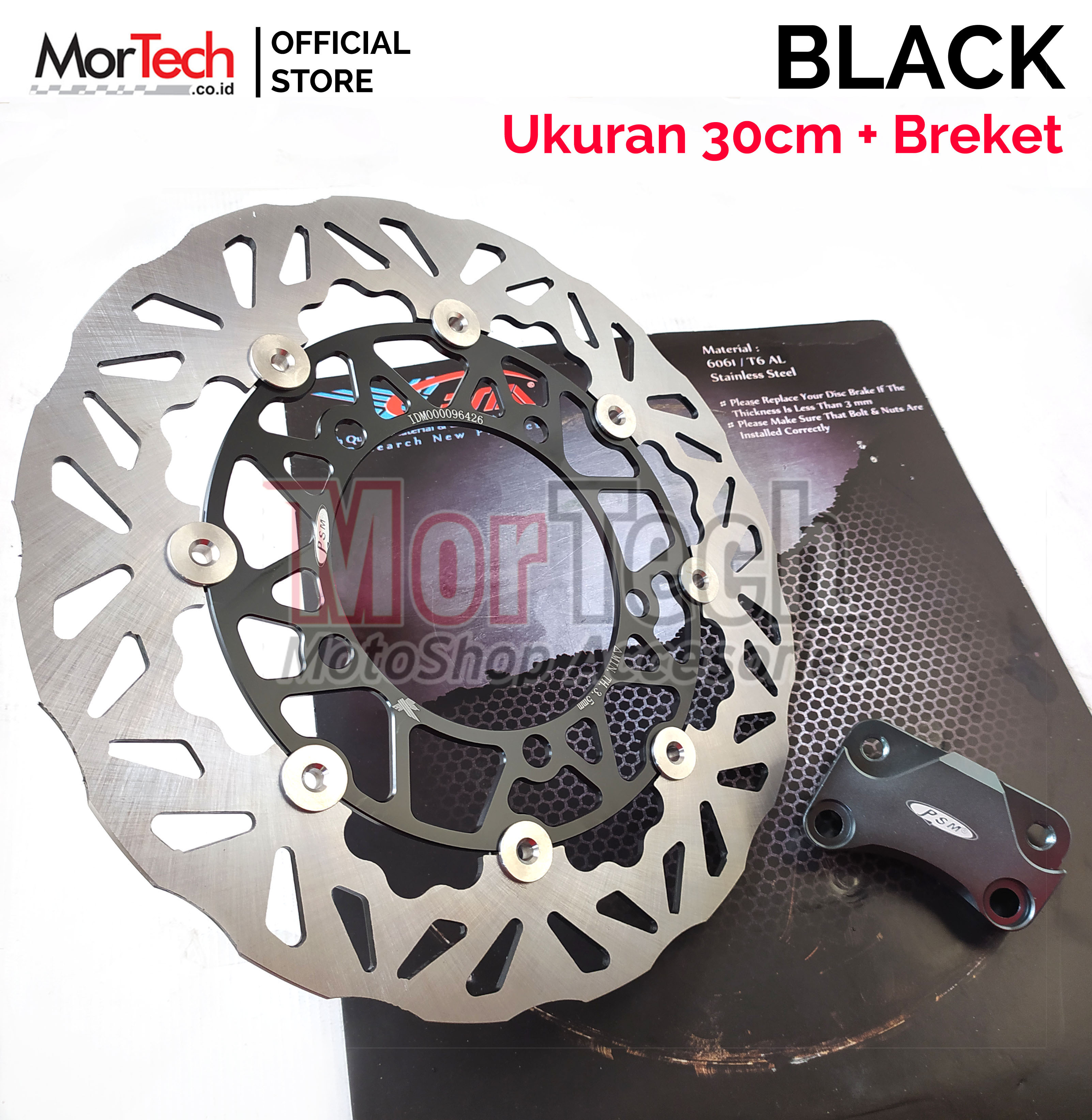 Piringan Rem Cakram Depan Disc Brake Titanium PSM 3115 FLoating Bahan ...