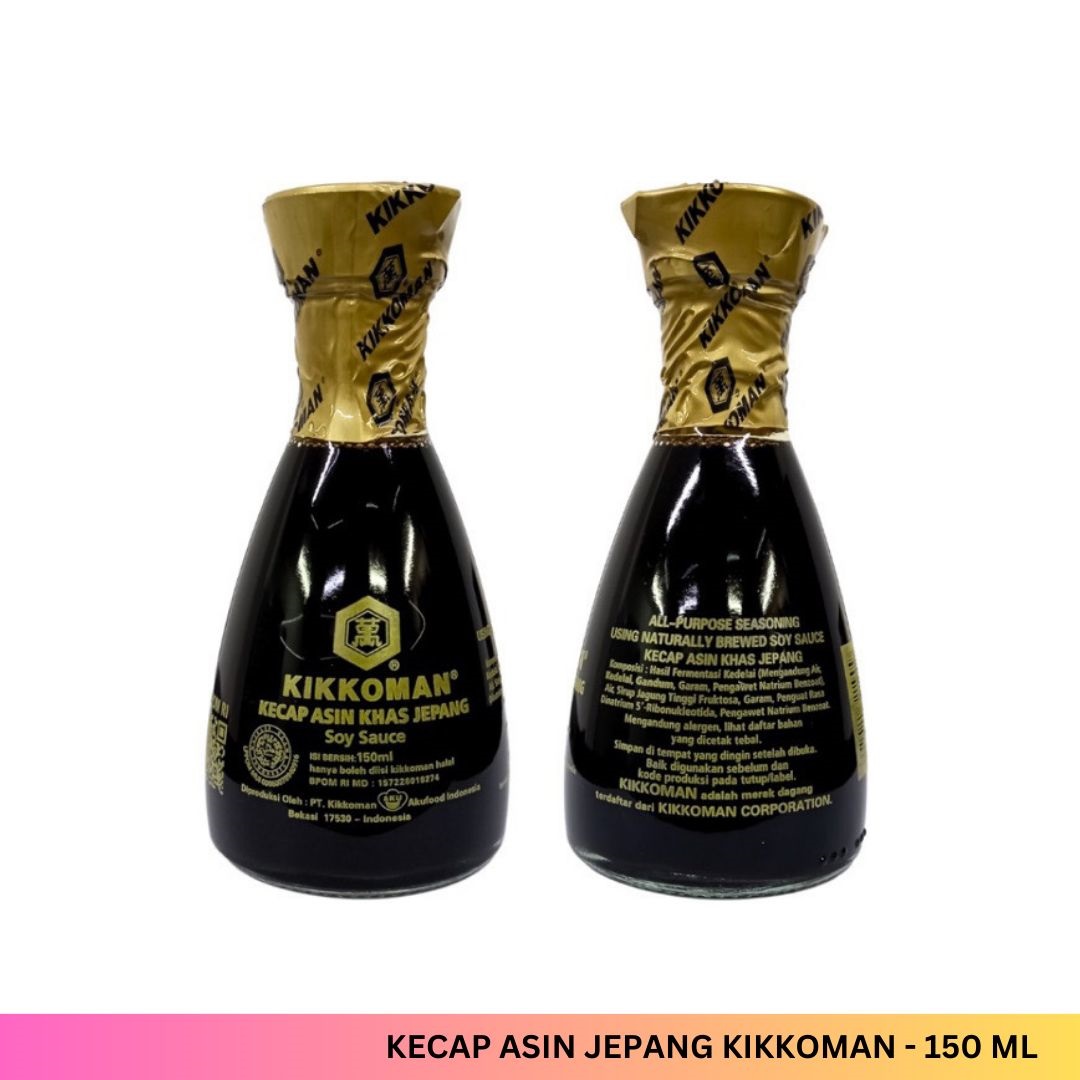 KIKKOMAN KECAP ASIN KHAS JEPANG 150ML | Lazada Indonesia