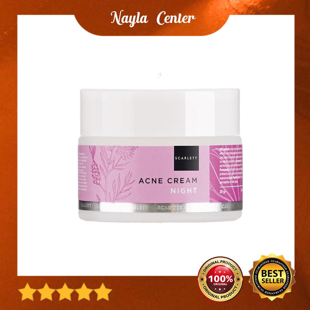 Scarlett Whitening / Night Cream Scarlett Acne Original 20gr / Hanya ...