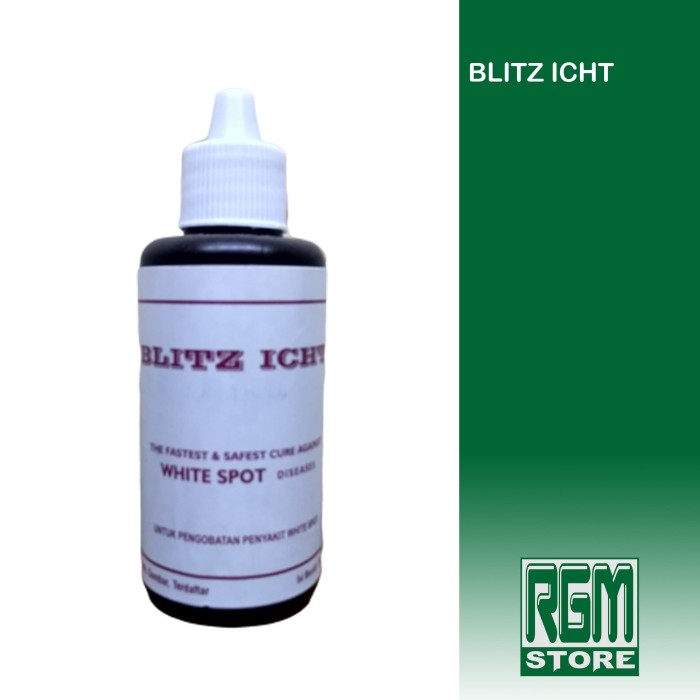 blitz icht 100 ml obat ikan white spot jamur murah | Lazada Indonesia