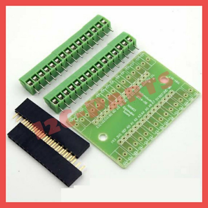 Arduino Nano IO Expansion Board Terminal Adapter Shield I/O Extension ...