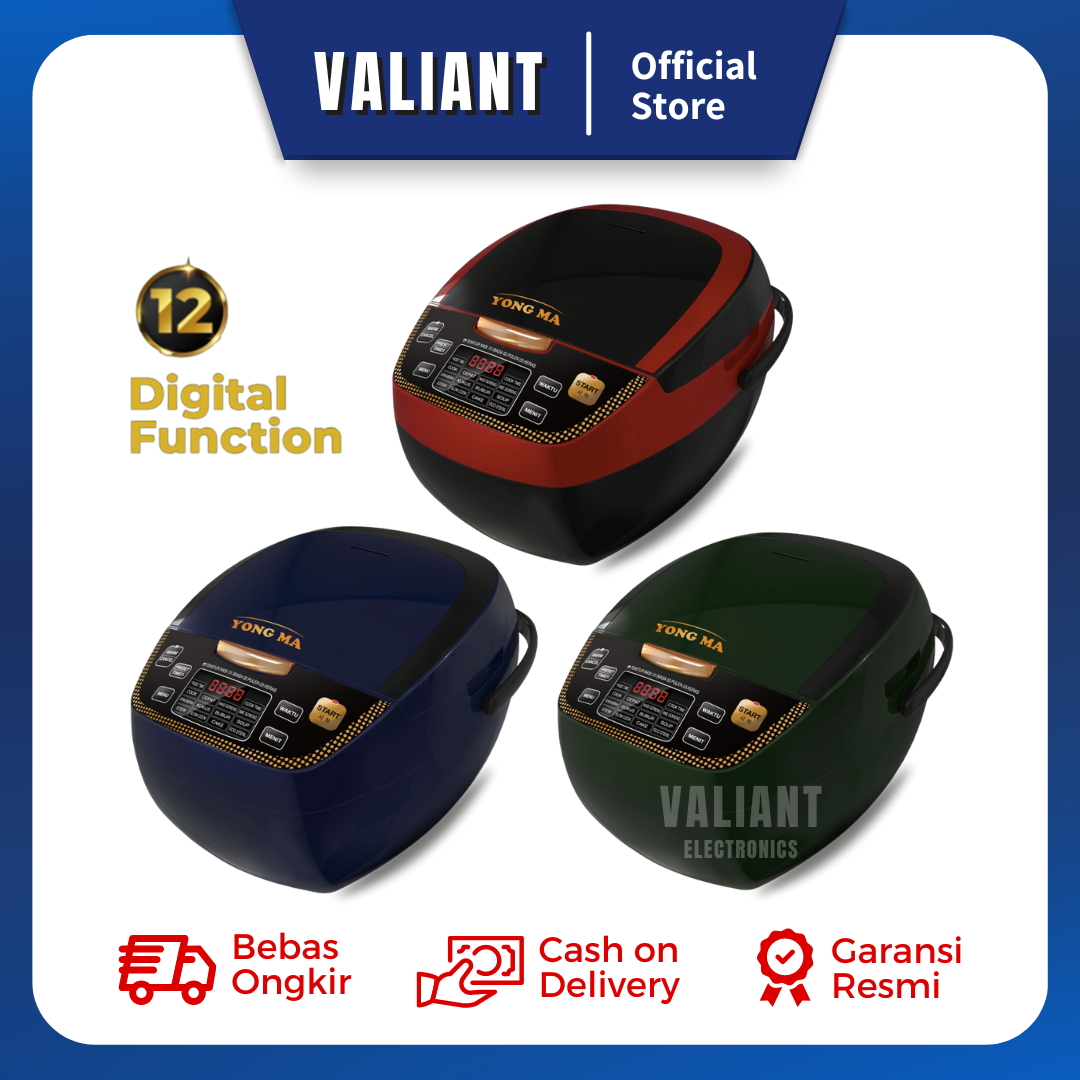 Yong Ma Digital Rice Cooker SMC 8017 Upgrade / Yongma Magic Com SMC8017 – 2 Liter | Lazada Indonesia