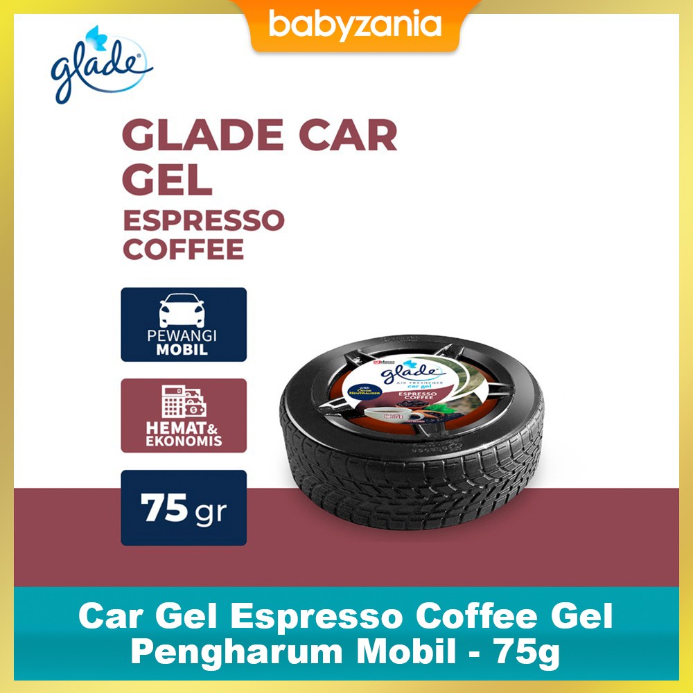 Glade Car Gel Espresso Coffee / Gel Pengharum Mobil - 75 gr | Lazada ...