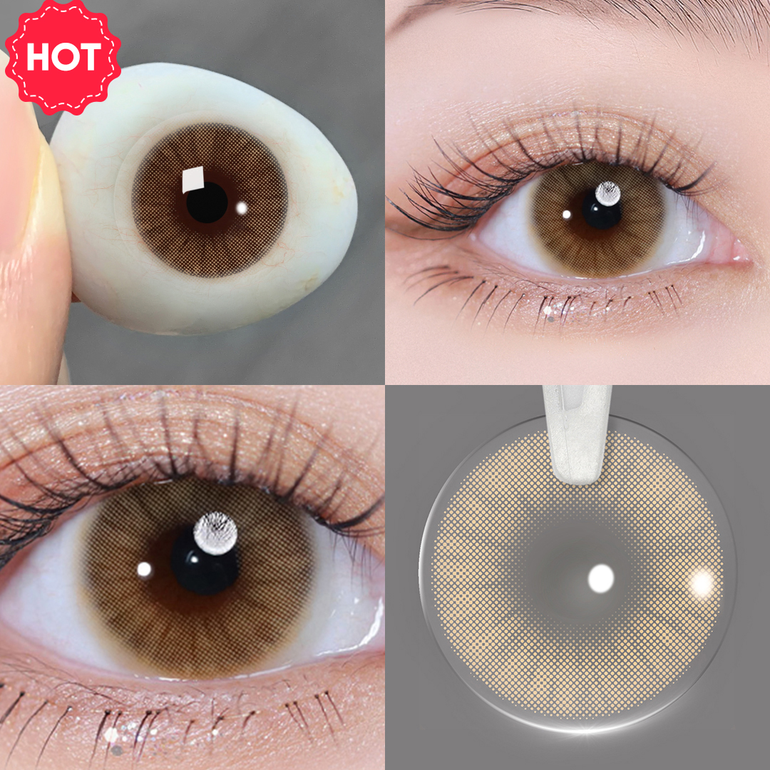 (COD)Magister softlens lensa mata penuh gaya dan cantik softlens grey ...