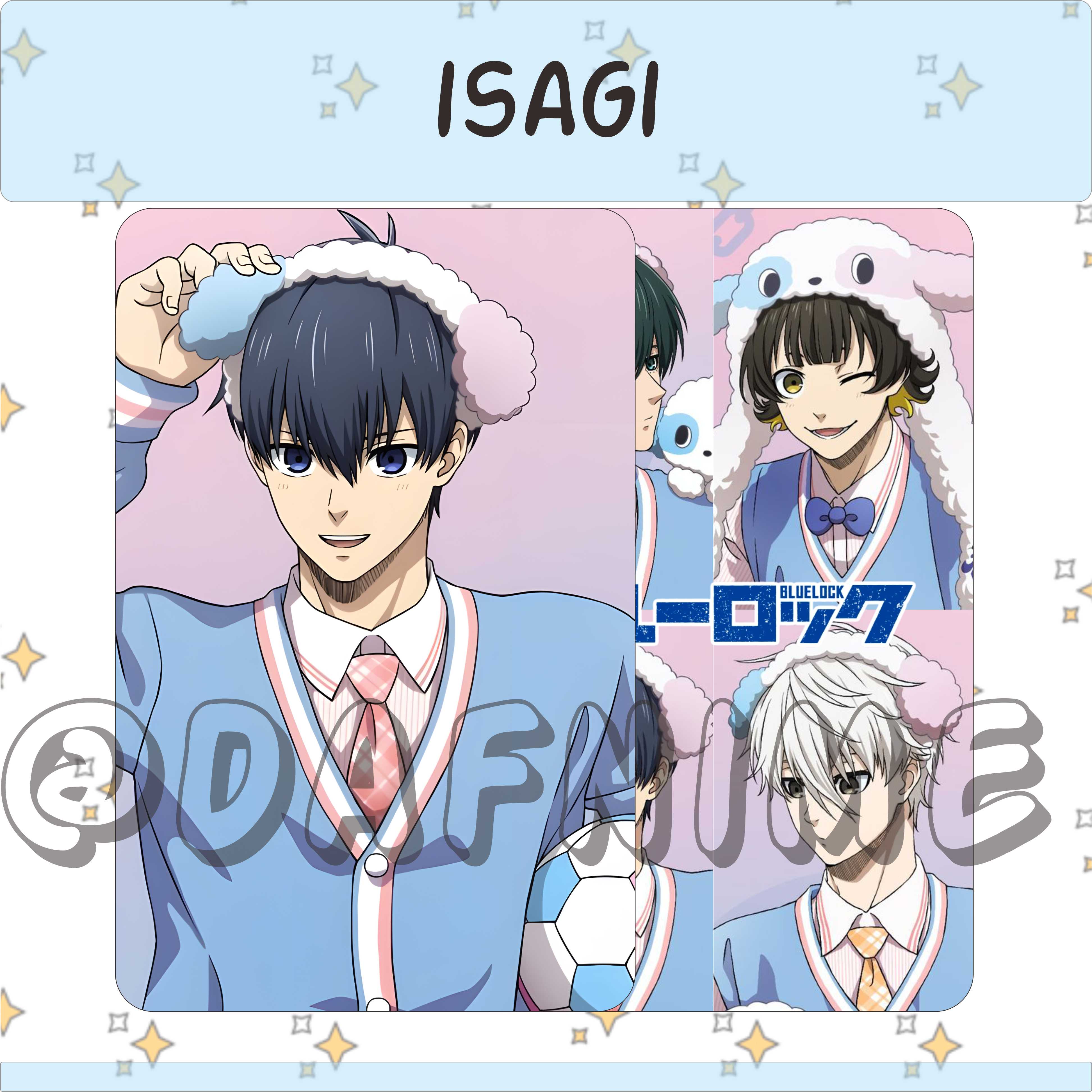 BLUE LOCK UNIFORM EDITION PHOTOCARD ANIME | Lazada Indonesia