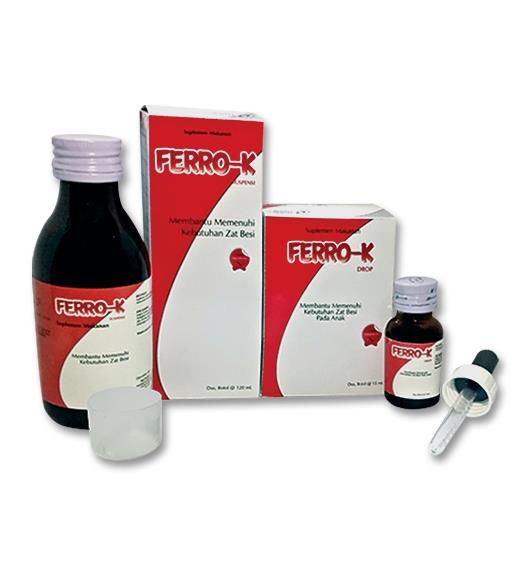 FERRO-K ( Drops 15ml & Suspensi 120ml) | Lazada Indonesia