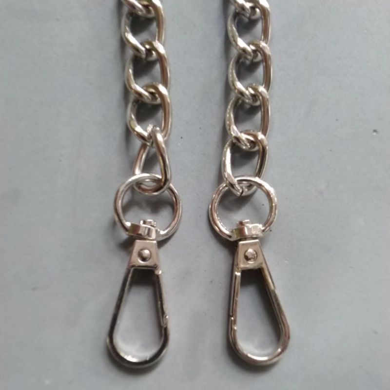 rantai tas siap pakai + kaitan / kew-kew rantai 12mm panjang 115cm ...