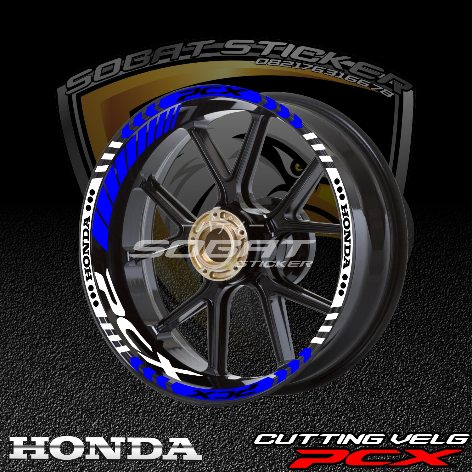 CUTTING STICKER VELG HONDA PCX 10 | Lazada Indonesia