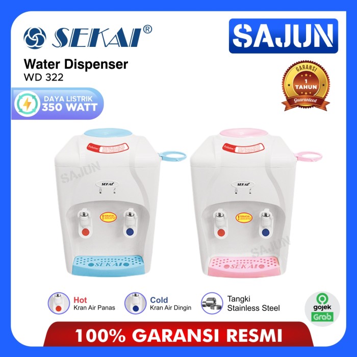 SEKAI Water Dispenser WD322 Dispenser Air Meja WD 322 | Lazada Indonesia