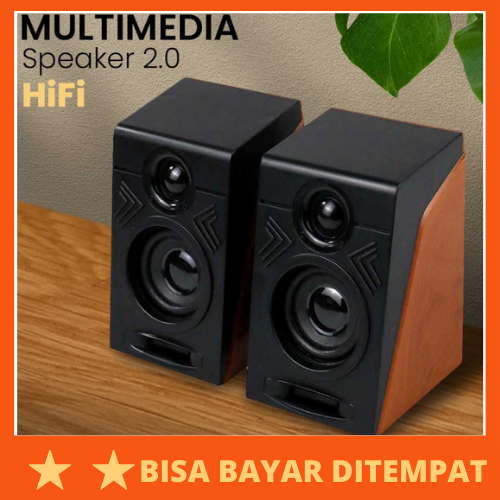 HiFi Desktop Multimedia Stereo Active Speaker 2.0 Channel / Kit Speaker ...