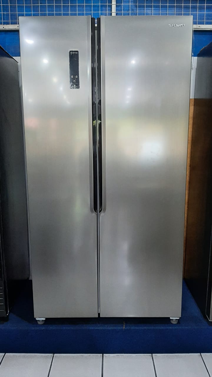 KULKAS SHARP SIDE BY SIDE 2PINTU JUMBO DARI SHARP SJ-IS50M-SL | Lazada ...
