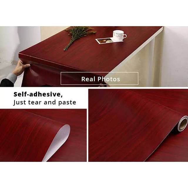 wallpaper Stiker kayu/ Sticker Motif Kayu - Lebar 45CM X5M | Lazada ...