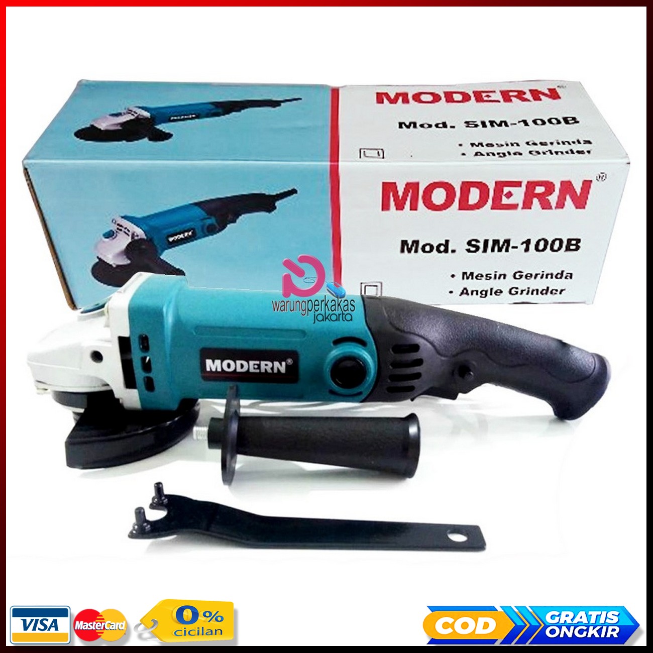 Mesin Gerinda Listrik 4inch SIM100B By Modern Power Tools | Lazada ...