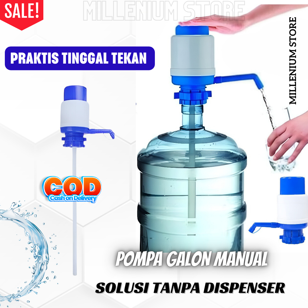 (TURUN HARGA ) Pompa Air Galon Manual / Dispenser Manual / Pompa Galon ...