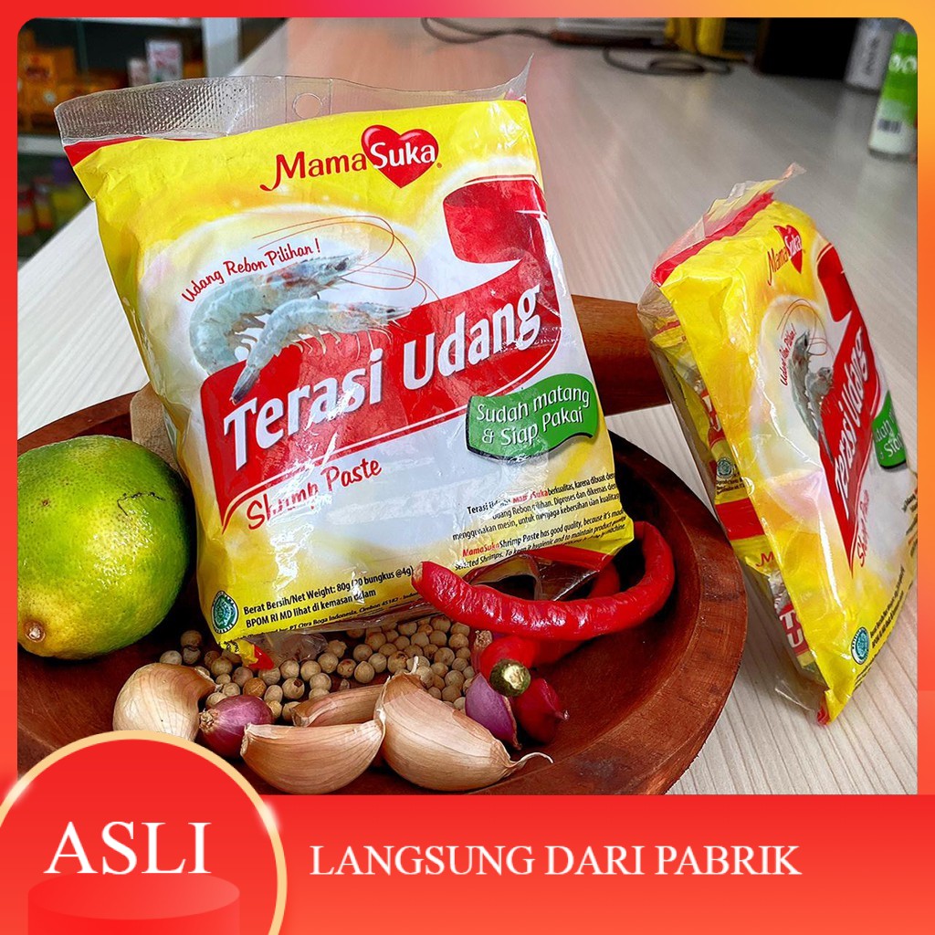 KUALITAS ASLI !! TERASI / TRASI MAMA SUKA ENAK GURIH NIKMAT ASLI DARI ...