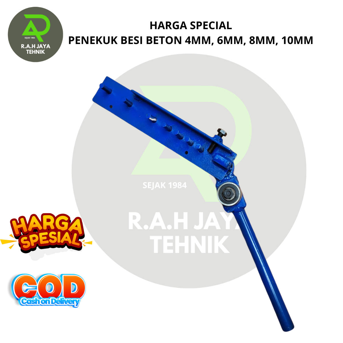 Penekuk besi beton besi nako besi ulir ukuran 4mm, 6mm, 8mm, 10m, 12mm ...
