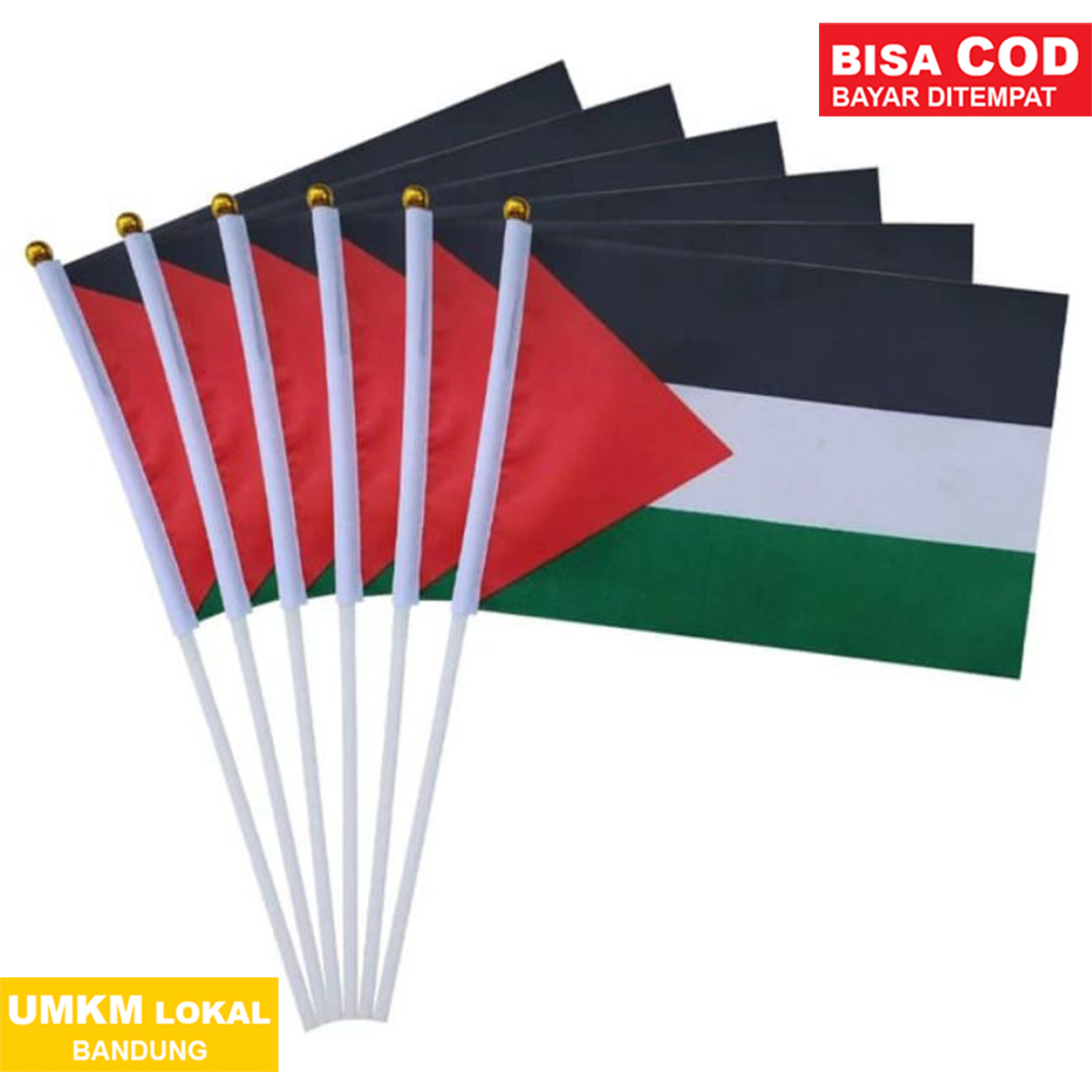 bendera Palestina bendera tangan / ikat kepala random | Lazada Indonesia