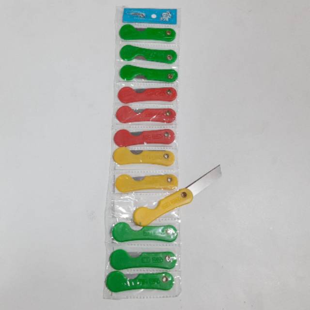 PISAU LIPAT MINI CUTTER MINI KEMASAN RENCENG 12 pcs | Lazada Indonesia