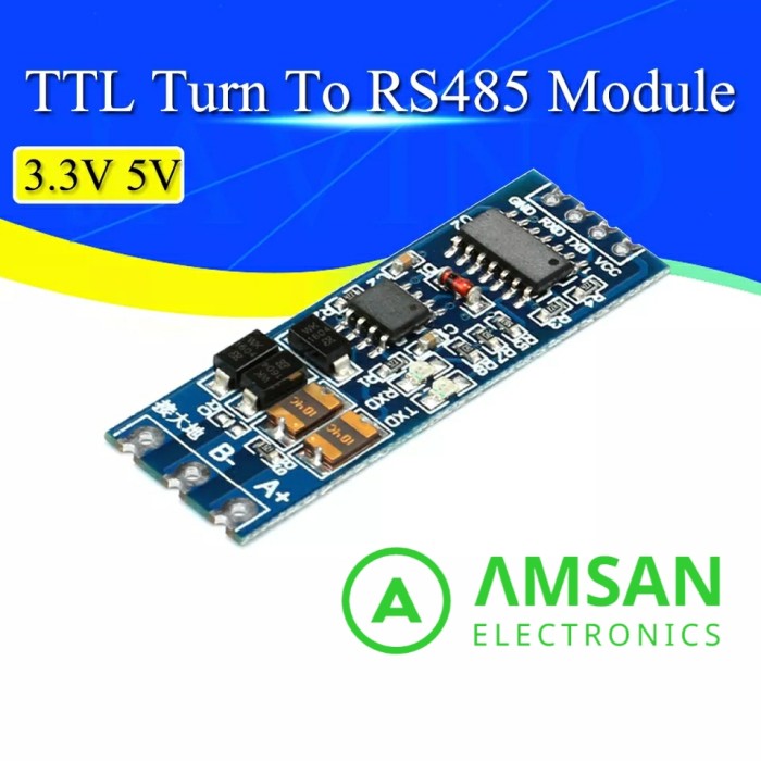 Ttl To Rs485 Arduino Dc 3 3v 5v Rs 485 To Serial Port Uart Lazada