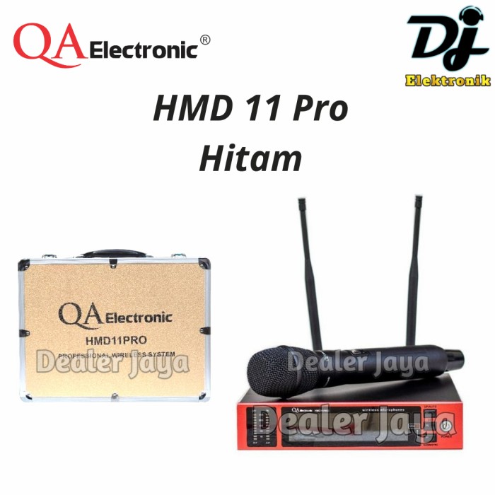 Mic Wireless RDW QA Electronic HMD 11 Pro - 1 mic (Hitam) | Lazada ...