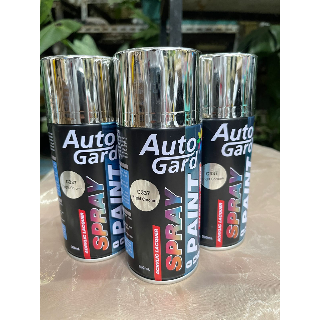 CAT SEMPROT MOTOR MOBIL AUTOGARD 300CC PILOK AUTOGARD BRIGHT CHROME ...