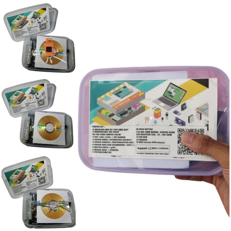 Paket Hemat Arduino Uno R3 Starter Kit Smd Pemula Arduino Starter Kit Arduino Kit Lazada