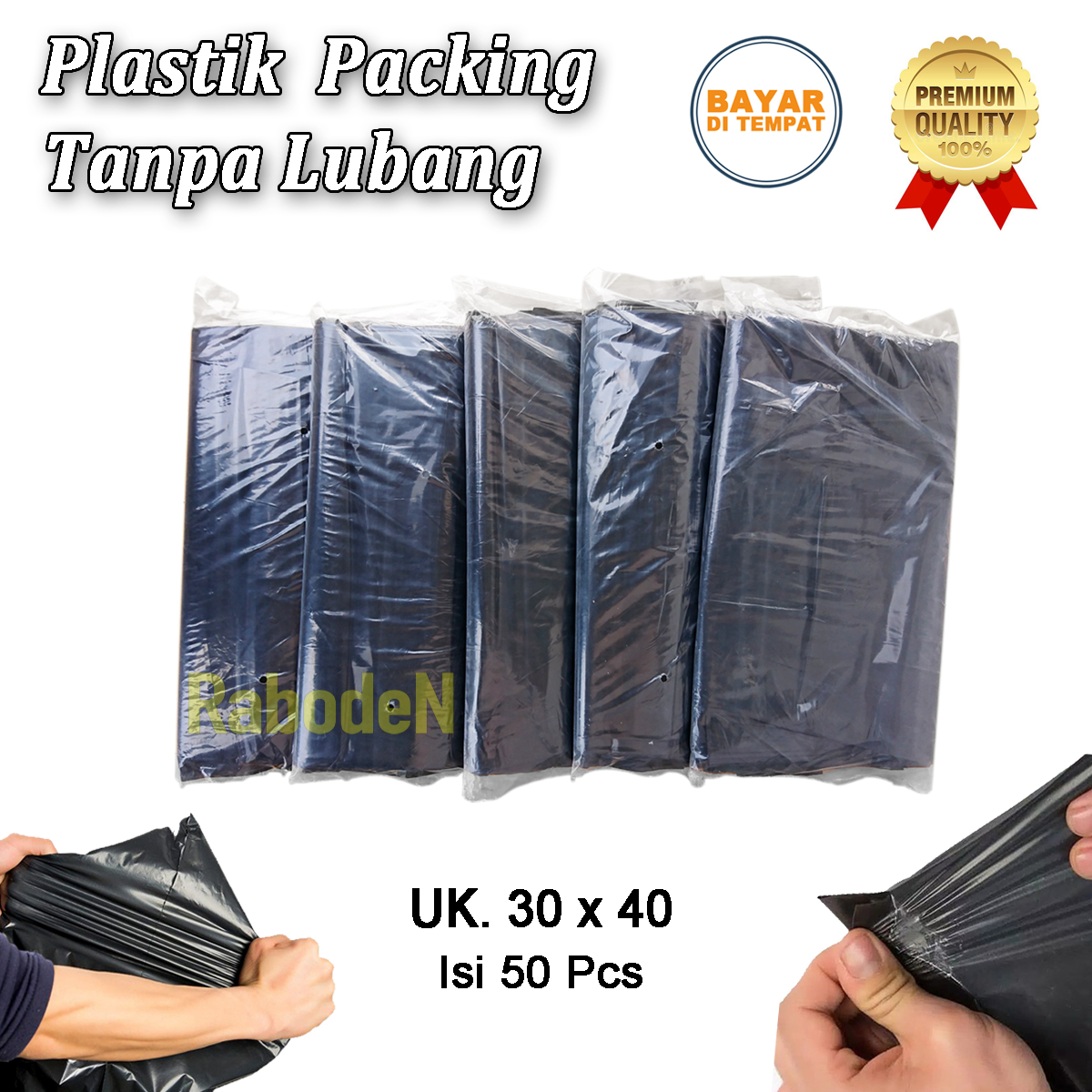 Plastik Packing Tanpa Plong Ukuran 30 x 40 cm Plastik Packing Warna ...