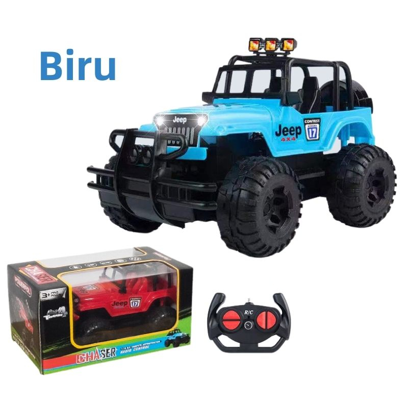 Rc Mobil 1:16 Remote Control Jeep Rc Off-road Rock Crawler Truck Dengan ...