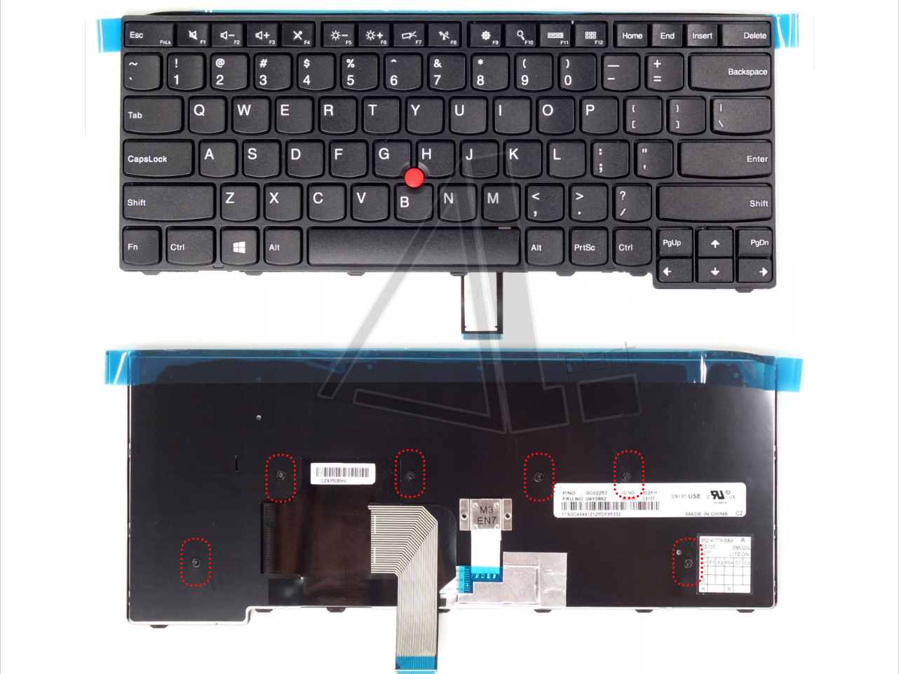 Laptop Keyboard CS13T Thinkpad T440 Thinkpad T440P Keyboard Laptop 6 ...