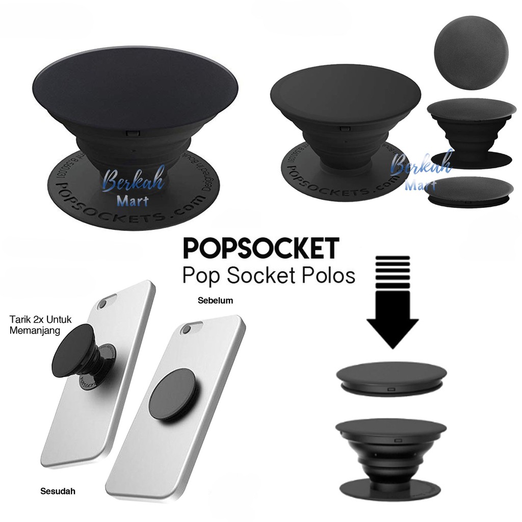KAB - Pop Socket Polos Isi 10 Pcs | Lazada Indonesia