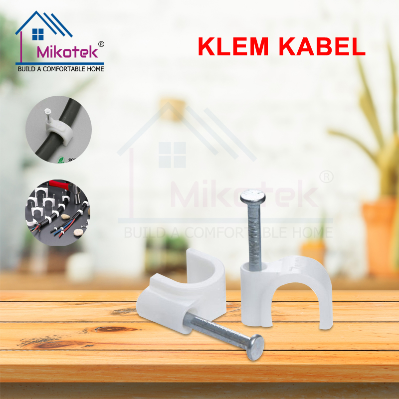 Mikotek - Klem Kabel / Klem Paku Beton | Lazada Indonesia