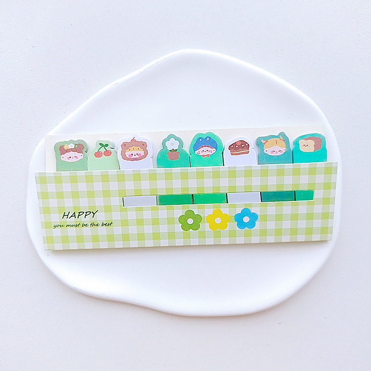 TY Sticky Notes Karakter 8IN1 Tempelan Kertas Catatan 120 Lembar ...