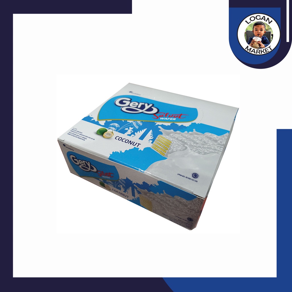 Gery Salut Saluut Wafer Kelapa Coconut Box Isi 12Pcs 12 Pcs | Lazada ...