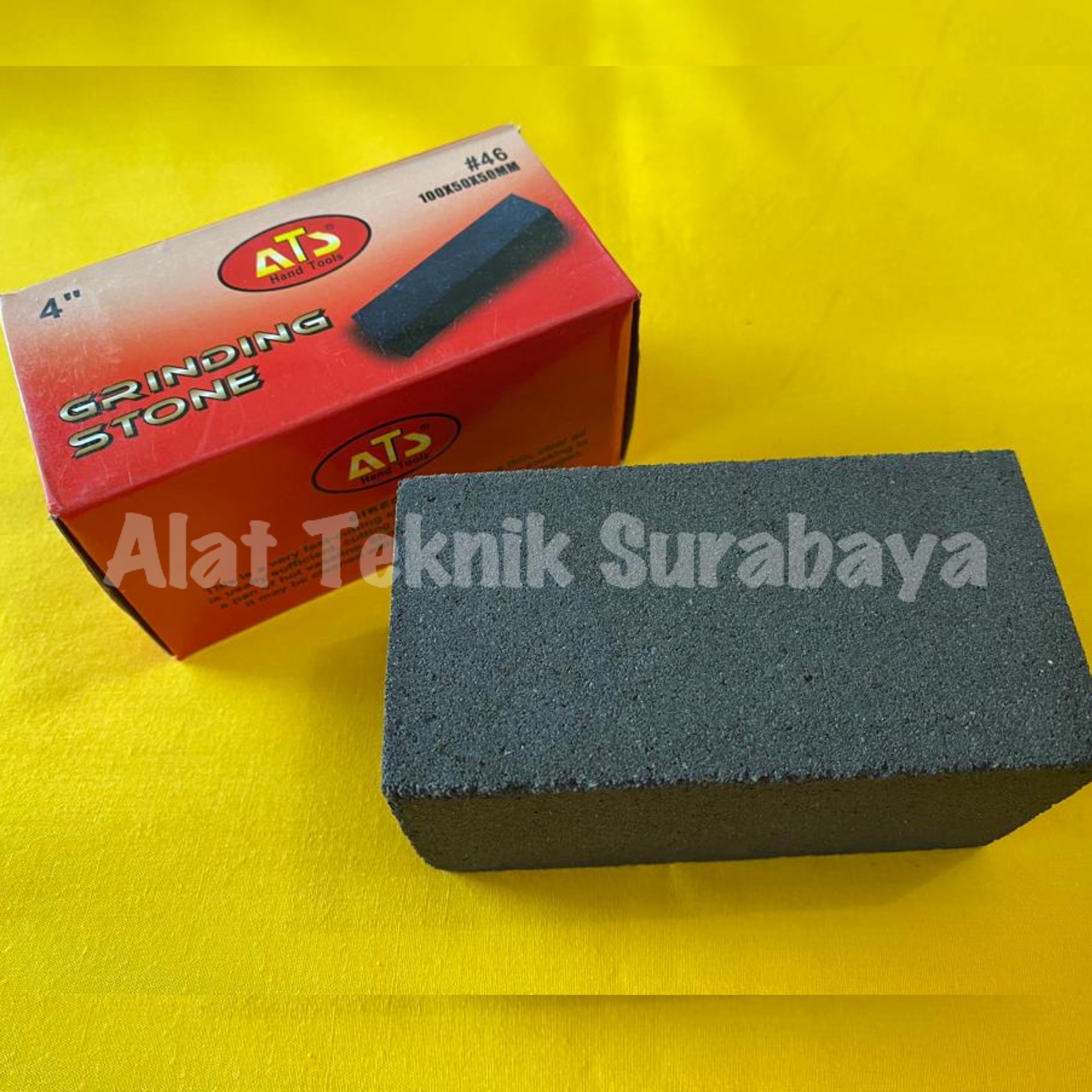 BATU GOSOK TEMBOK ATS 4" INCH #46 100 X 50 X 50 MM GRINDING GRIND STONE BATU PASAH ASAH TEGEL ...