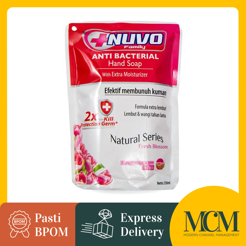 Sabun Cuci Tangan Nuvo Fresh Blossom Pouch - 250 mL | Lazada Indonesia