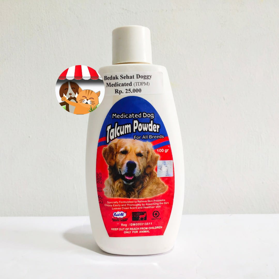 Raid All Sanitiser Dog Talcum Powder - Medicated - Bedak Anjing ...