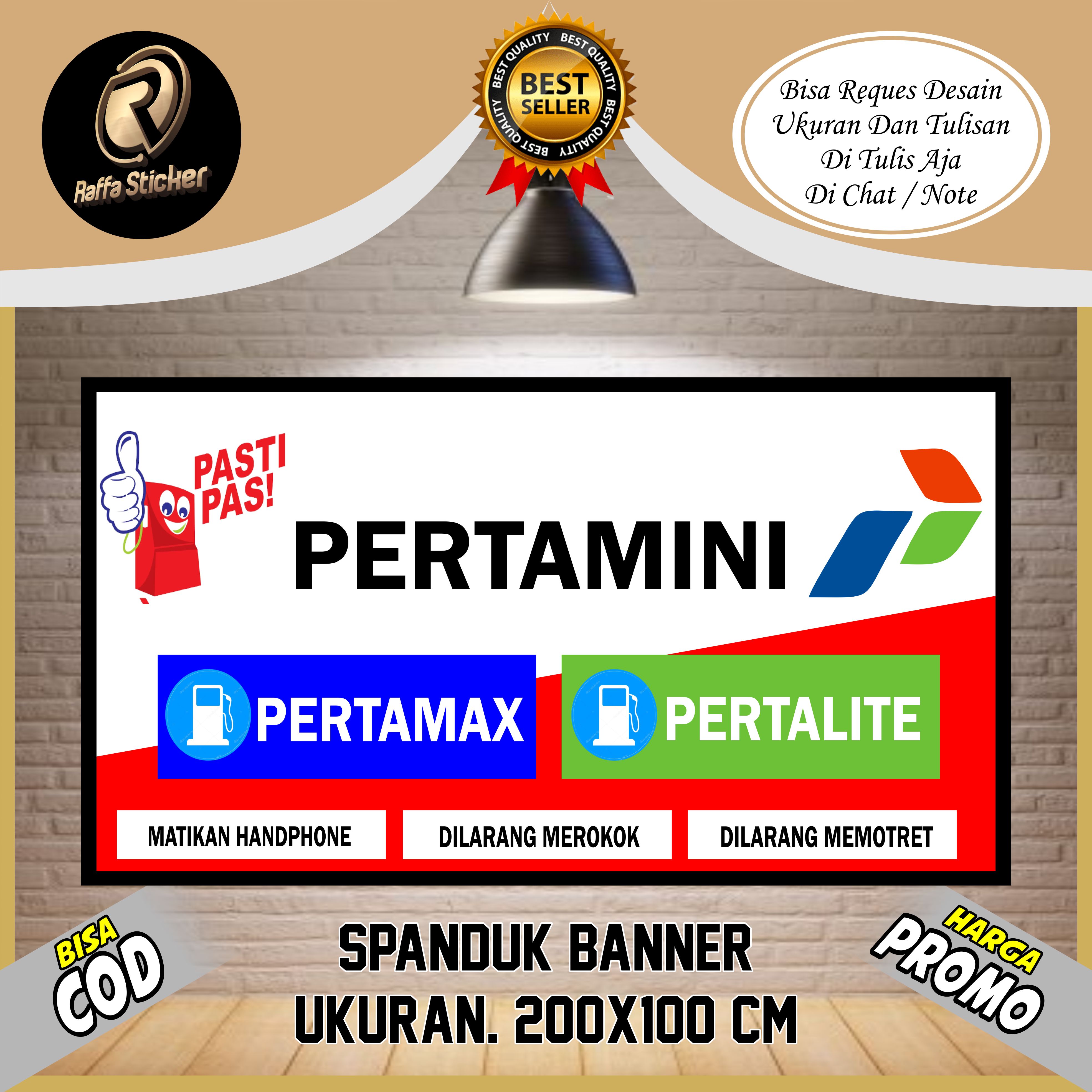 Spanduk Banner Pom Mini/Pertamini Murah Ukuran 2x1meter | Lazada Indonesia