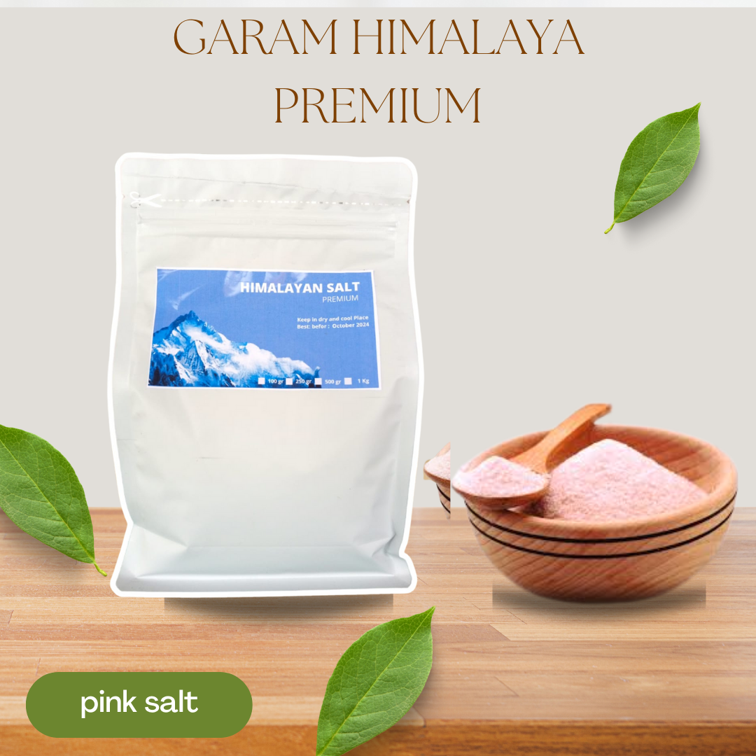 Garam Himalaya Asli Original 1 Kg Premium Halus Pink Himalayan Salt ...