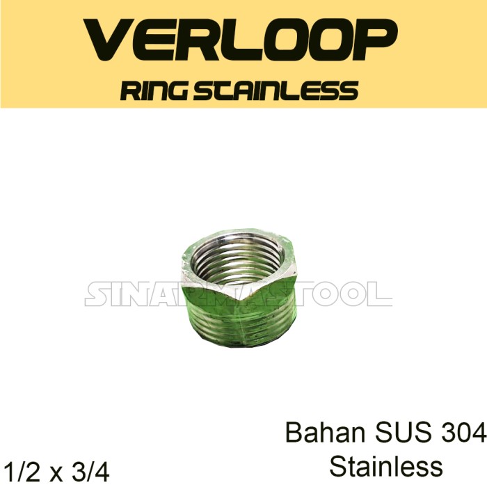 VERLOOP RING /FOLKRING STAINLES SUS 304 ASLI 1/2 X 3/4 | Lazada Indonesia