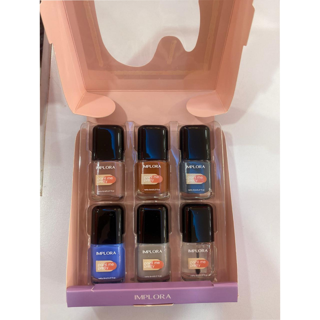 IMPLORA PAINT ME PRETTY / IT RED NAIL POLISH (ISI 1 PCS RANDOM ...