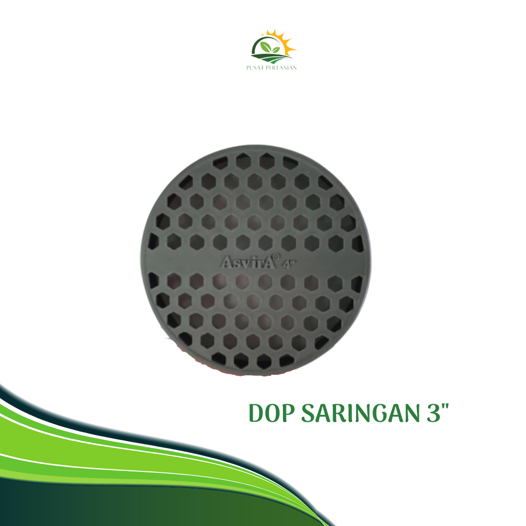 DOP SARINGAN 3 INCH dop walet dop pipa pvc pralon 3'' tutup biopori ...